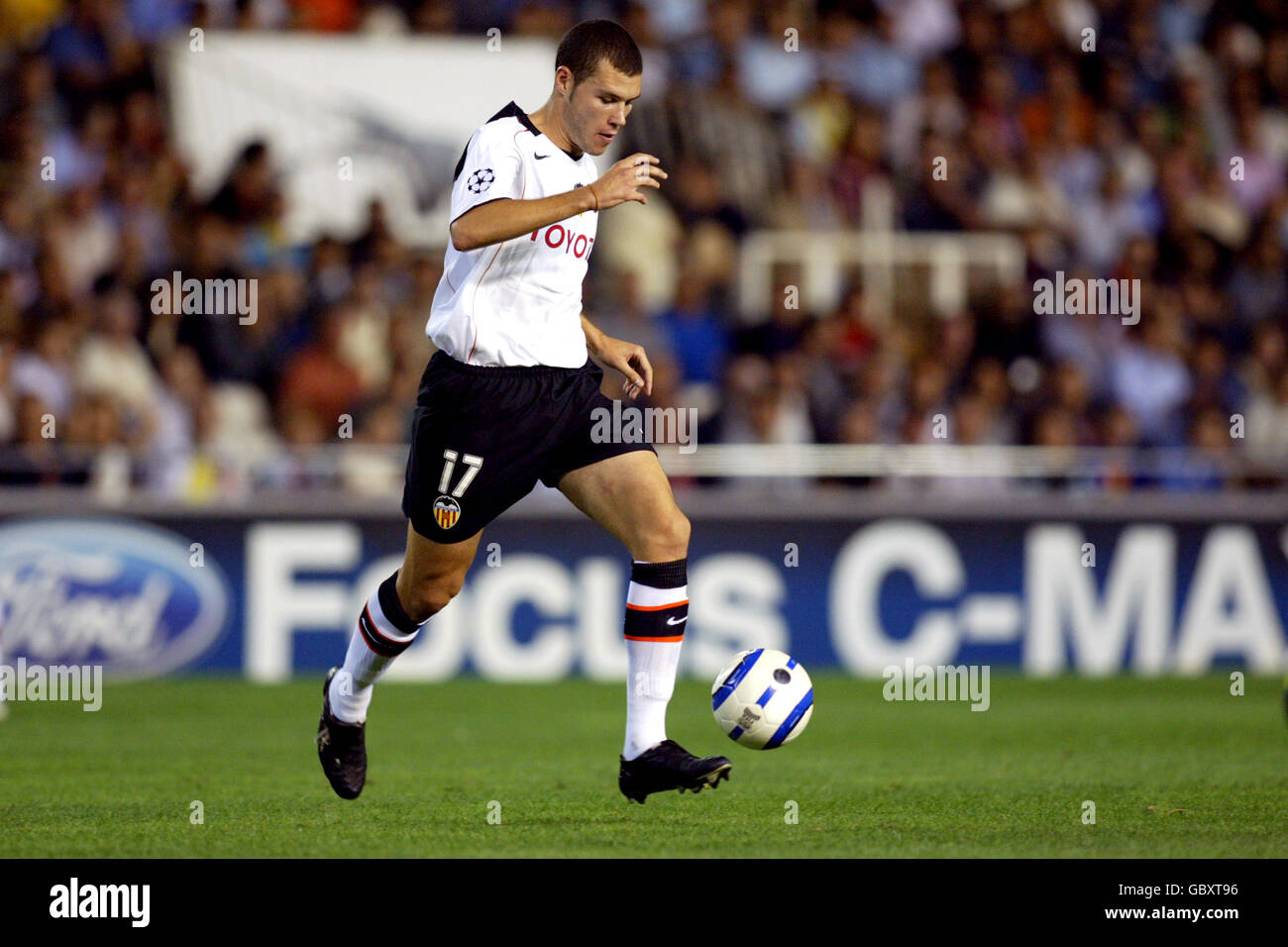 Valencia v inter milan david navarro hi-res stock photography and ...