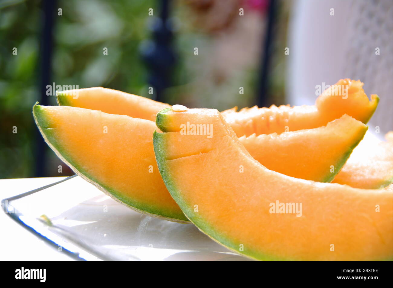 Melon chunks hi-res stock photography and images - Alamy