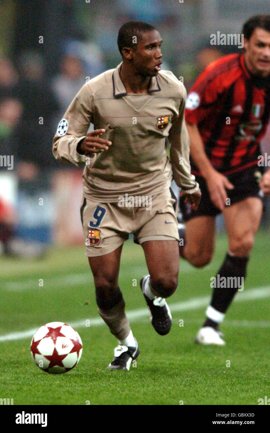Ac milan v barcelona samuel etoo hi-res stock photography and images ...
