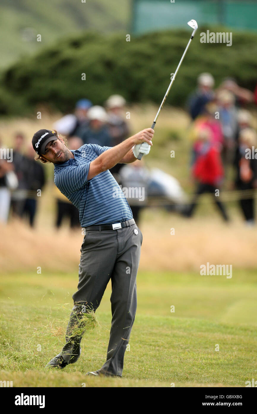 Australia's Mathew Goggin during the fourth round of the Open ...