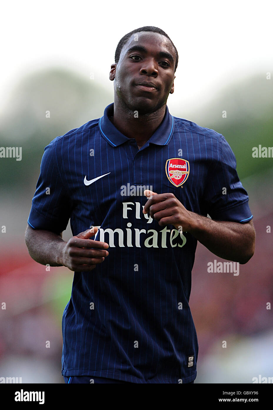 Soccer pre friendly lincoln city arsenal xi sincil bank hi-res stock ...