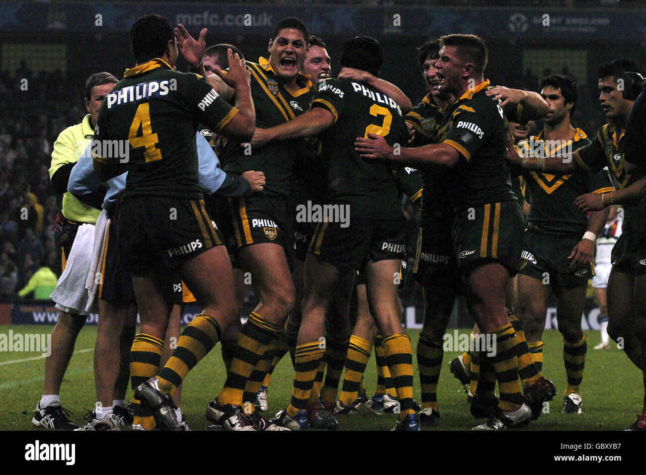 Rugby try celebrations hi-res stock photography and images - Alamy