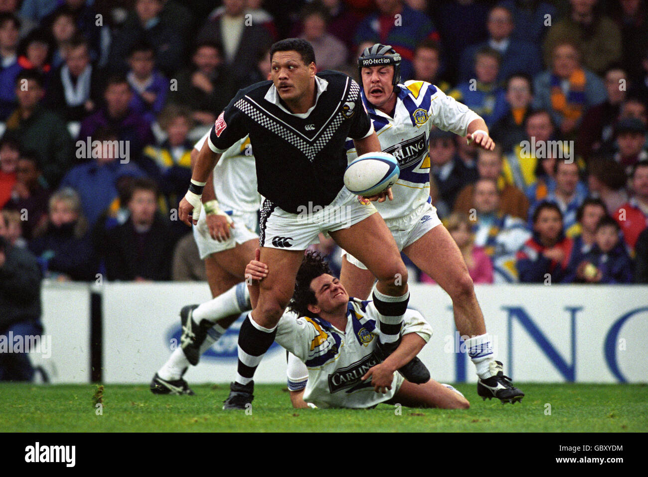 New zealand robert piva and leeds garry schofield hi-res stock ...