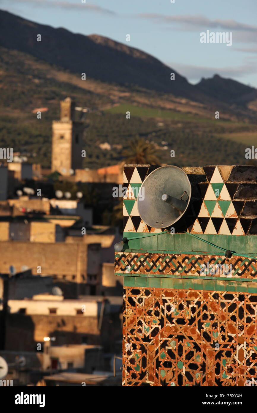 The Medina of old City in the historical Town of Fes in Morocco in ...