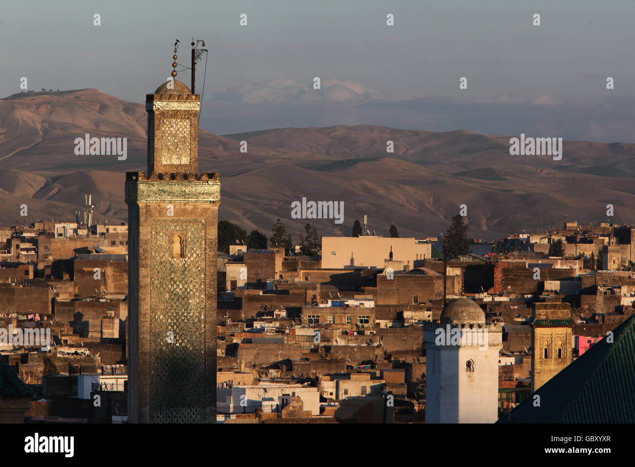 The Medina of old City in the historical Town of Fes in Morocco in ...