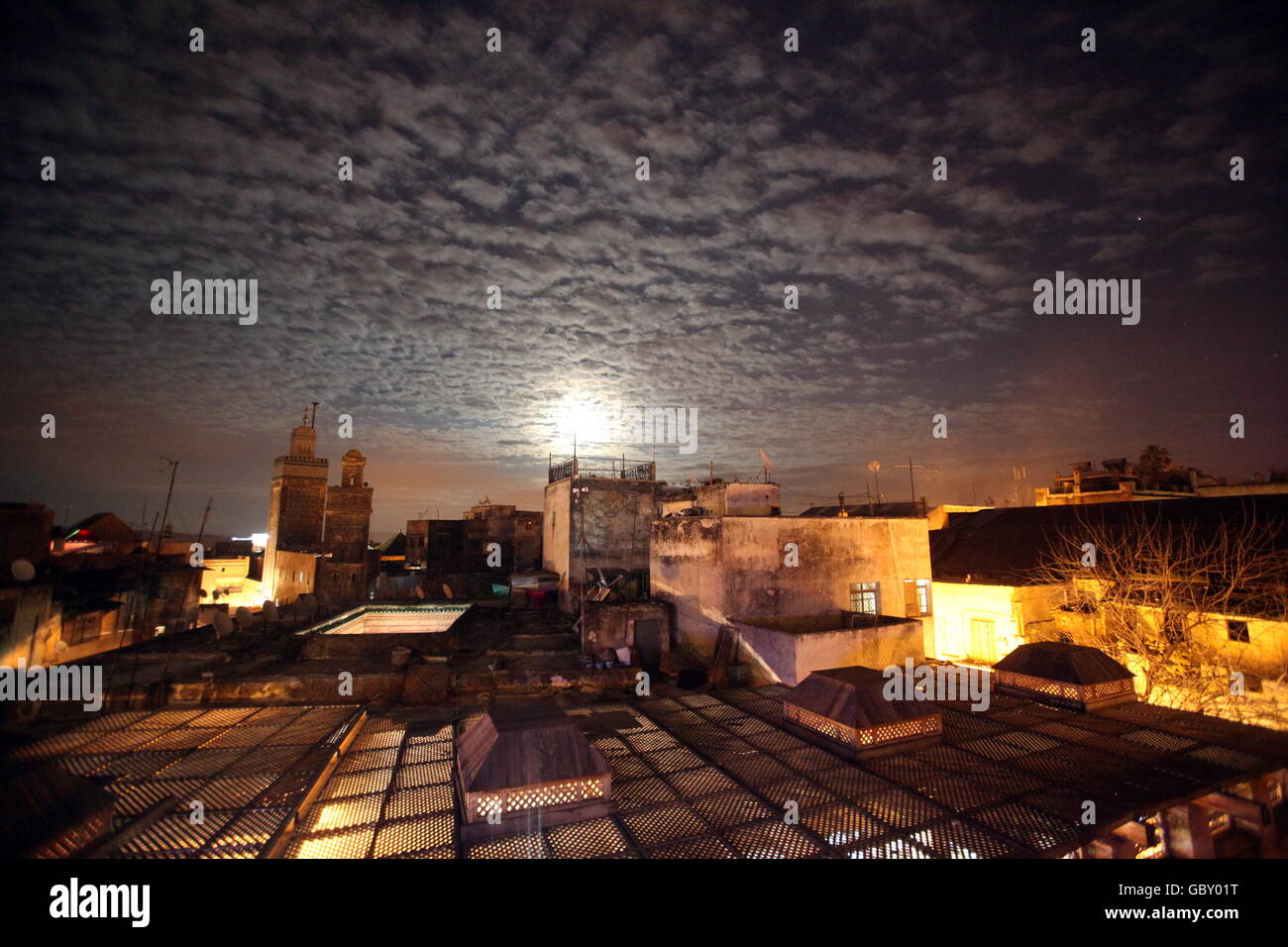 The Medina of old City in the historical Town of Fes in Morocco in ...