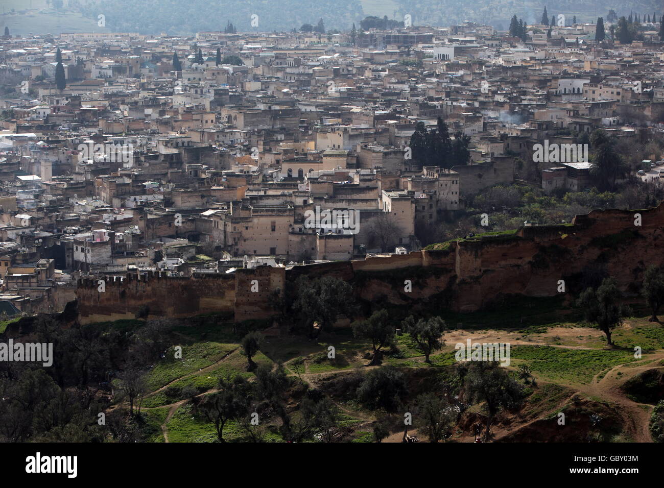 The Medina of old City in the historical Town of Fes in Morocco in ...