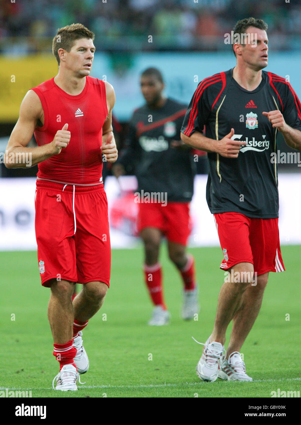Soccer pre friendly sk rapid wien liverpool gerhard hanappi stadium hi ...