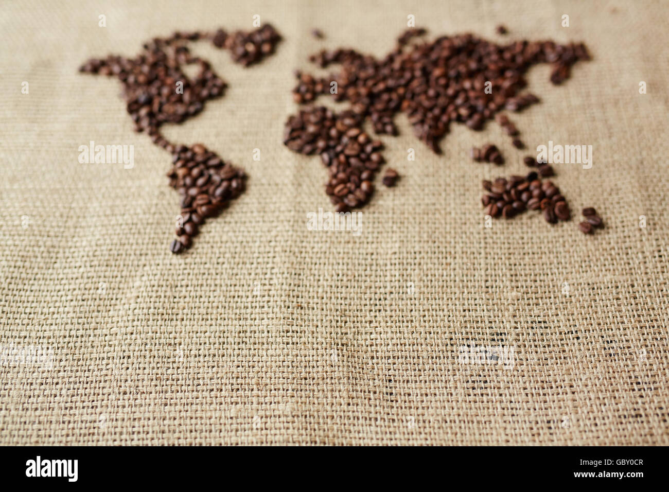 Coffee map hi-res stock photography and images - Alamy