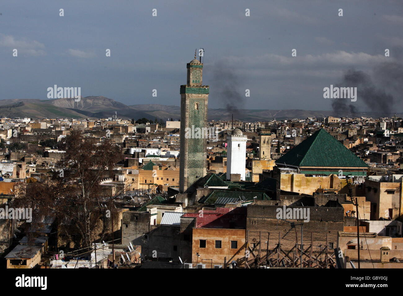 The Medina of old City in the historical Town of Fes in Morocco in ...