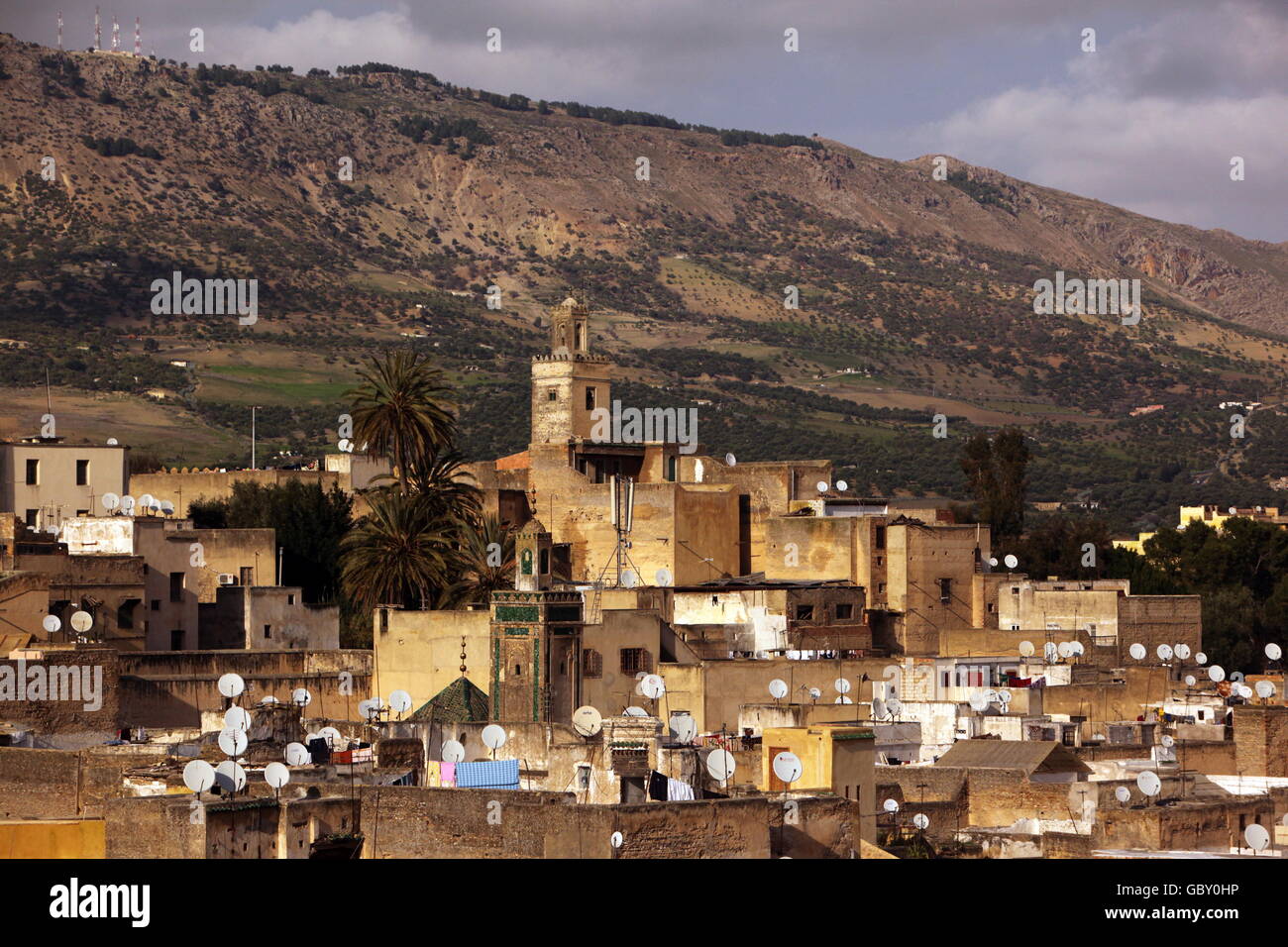 The Medina of old City in the historical Town of Fes in Morocco in ...