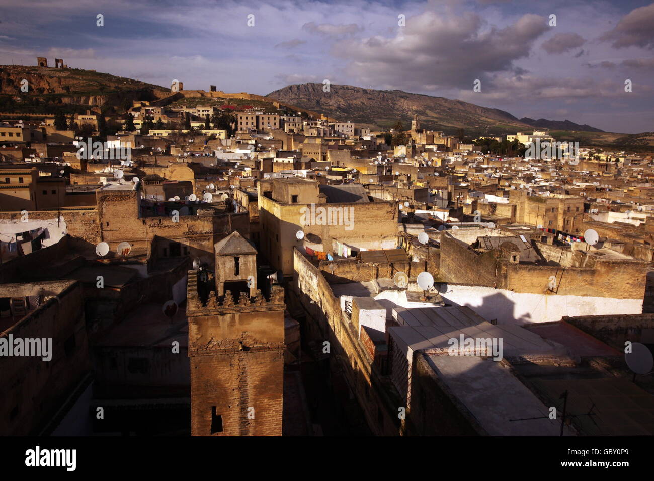 The Medina of old City in the historical Town of Fes in Morocco in ...