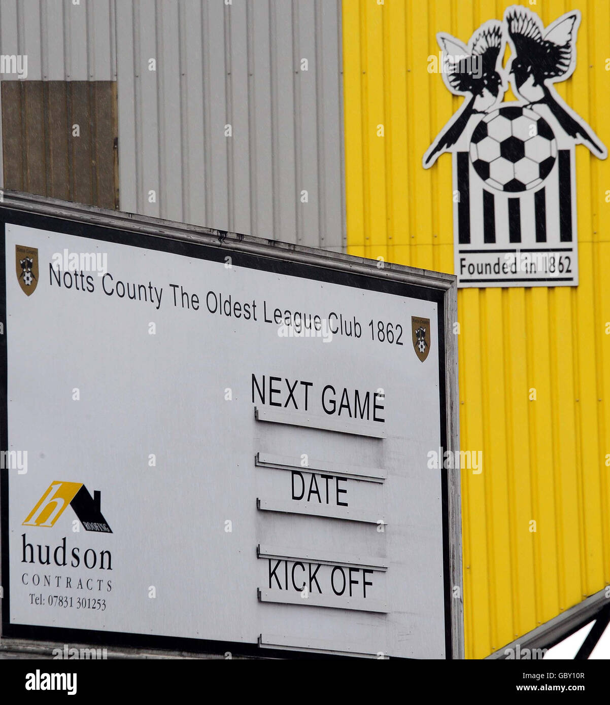 A general view of Meadow Lane, home of Notts County Football Club ...