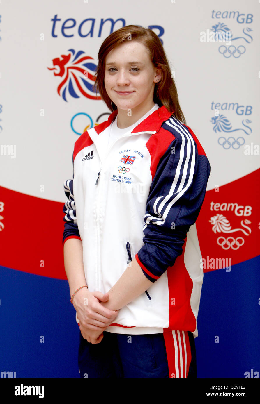 Great Britain's Youth team Swimmer Rachel Martin prepares to travel the ...