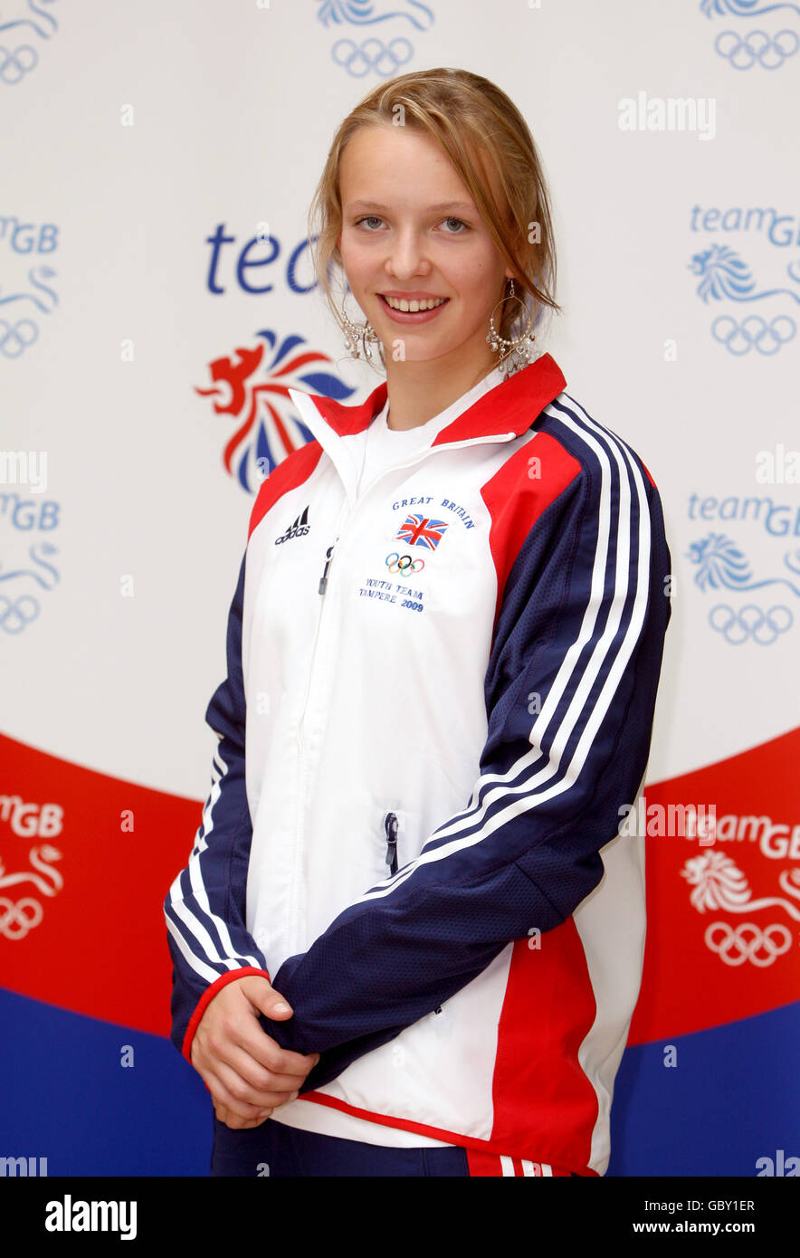 Great Britain's Youth team swimmer Amelia Maughan prepares to travel ...