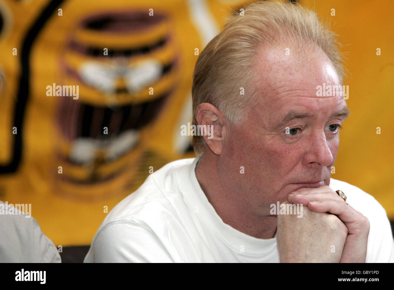 Coronation Street star Bruce Jones at a press conference calling for ...