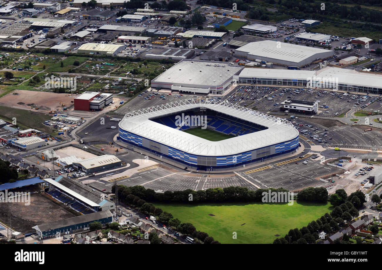 Cardiff aerial stadium hi-res stock photography and images - Alamy