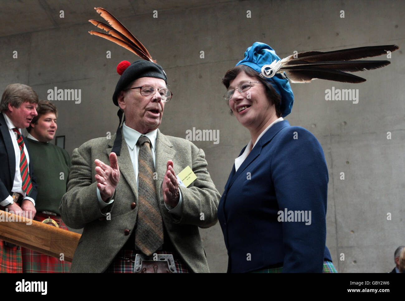 Clan members in Edinburgh at the Clan Convention. One hundred of ...