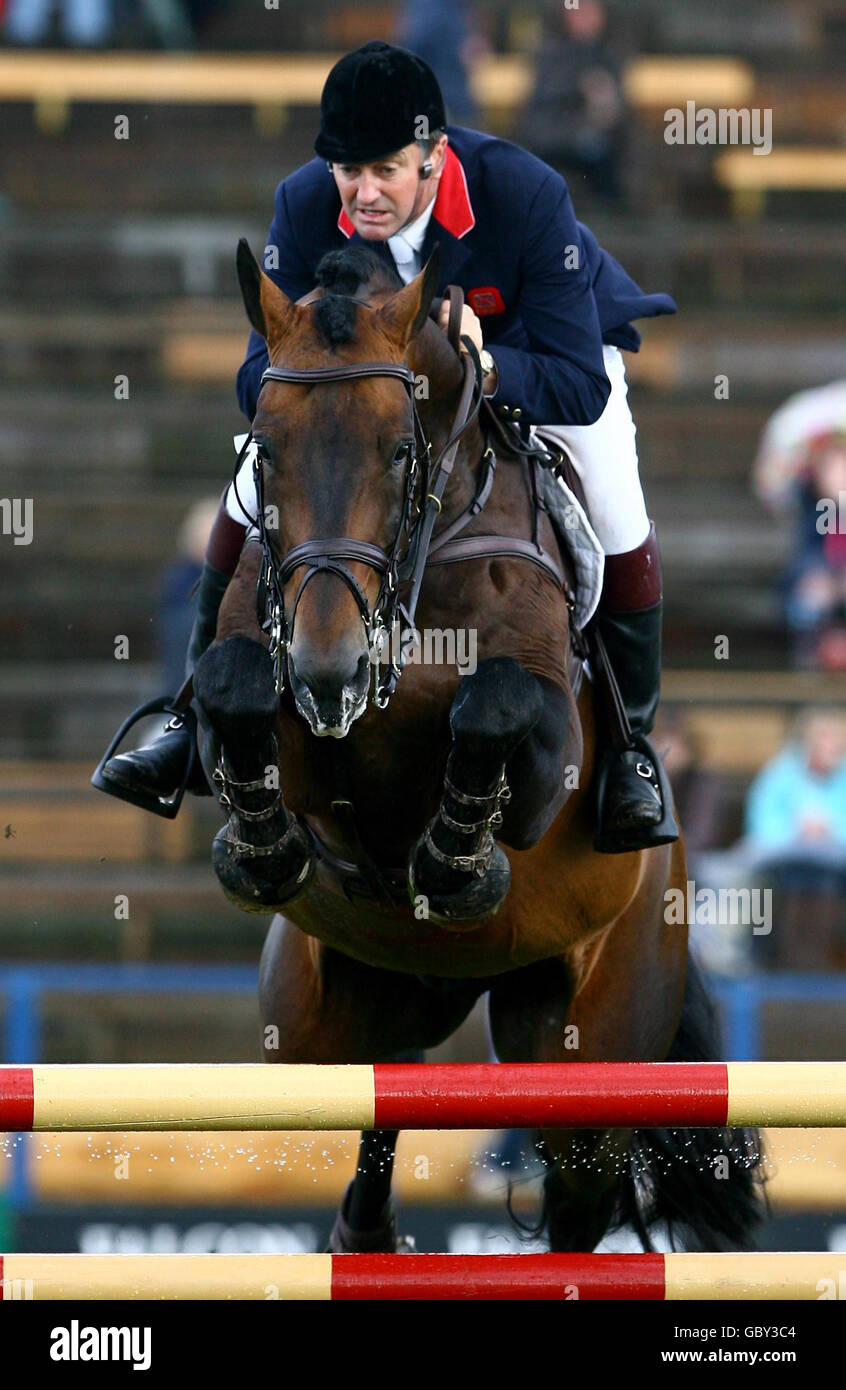 Great Britain's Robert Smith riding Raging Bull during the 2nd round of ...