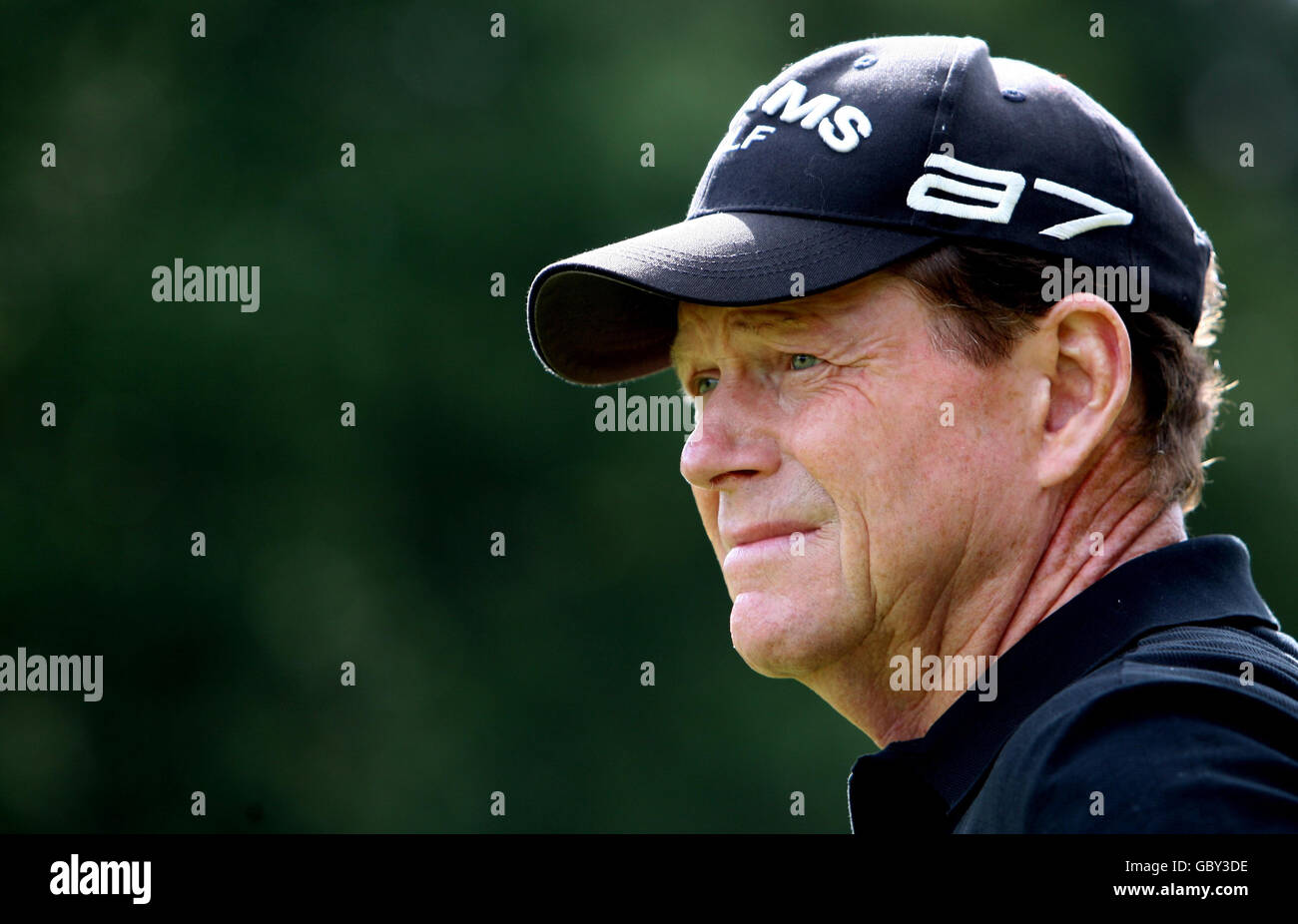 USA's Tom Watson looks on during Round Two of the MasterCard Senior ...