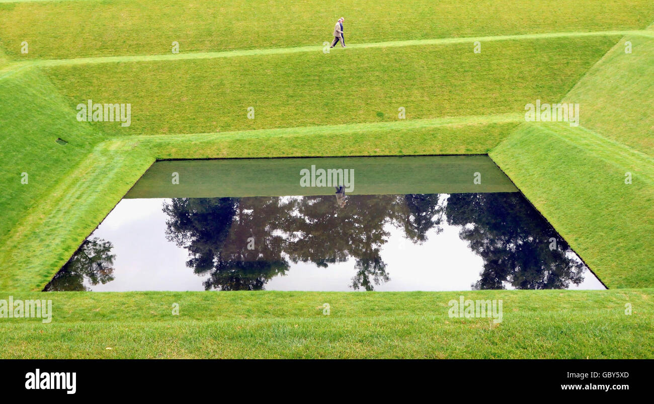 New gardens at Boughton Estate. The new landscape design, titled ...