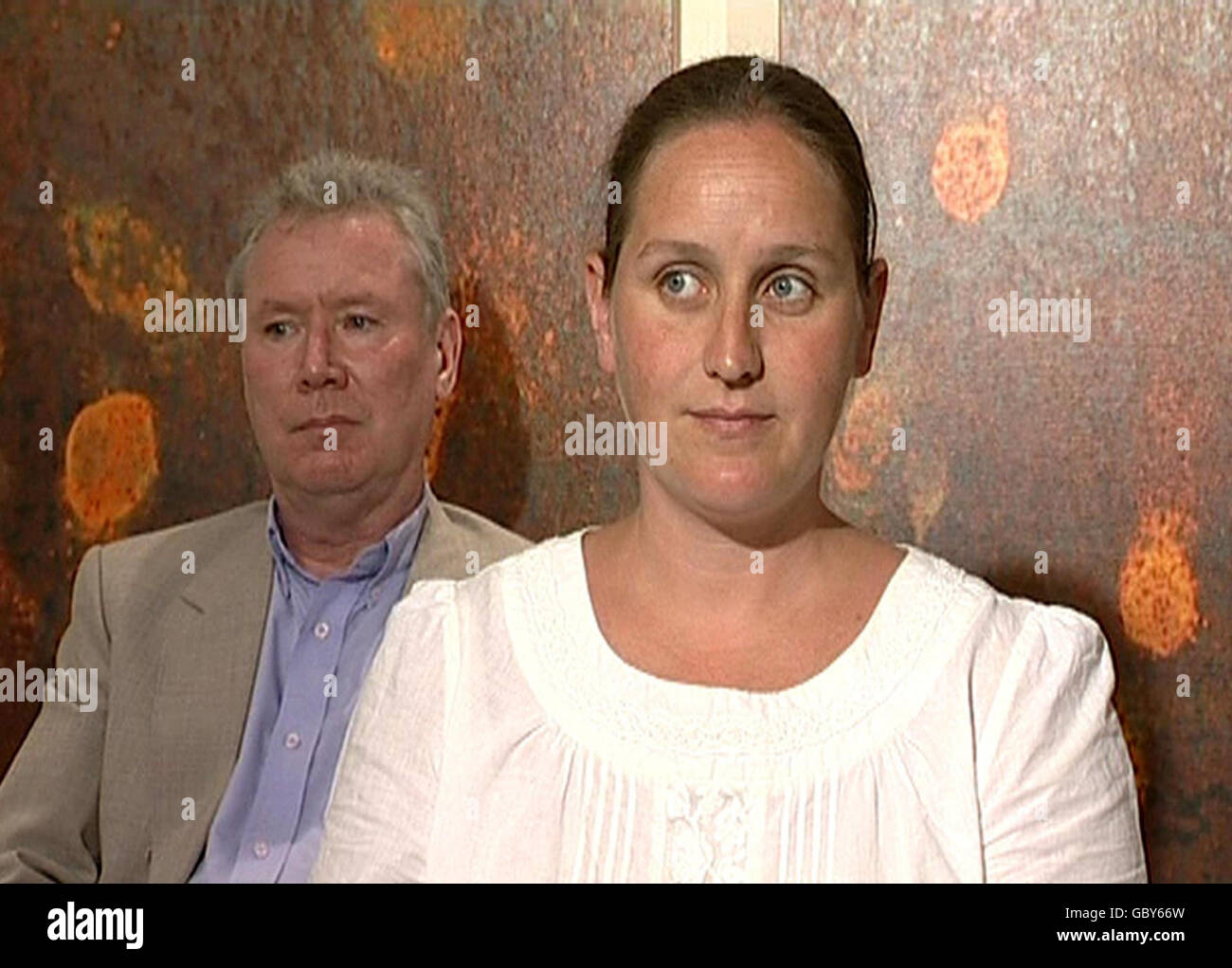 Video grab of (left to right) Francis Sweeney and Roseleen McMenemy at ...