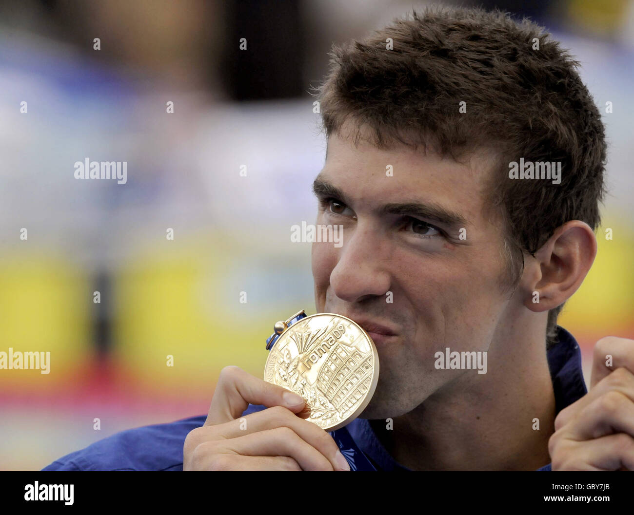 USA's Michael Phelps after winning the Men's 100m Butterfly during the ...