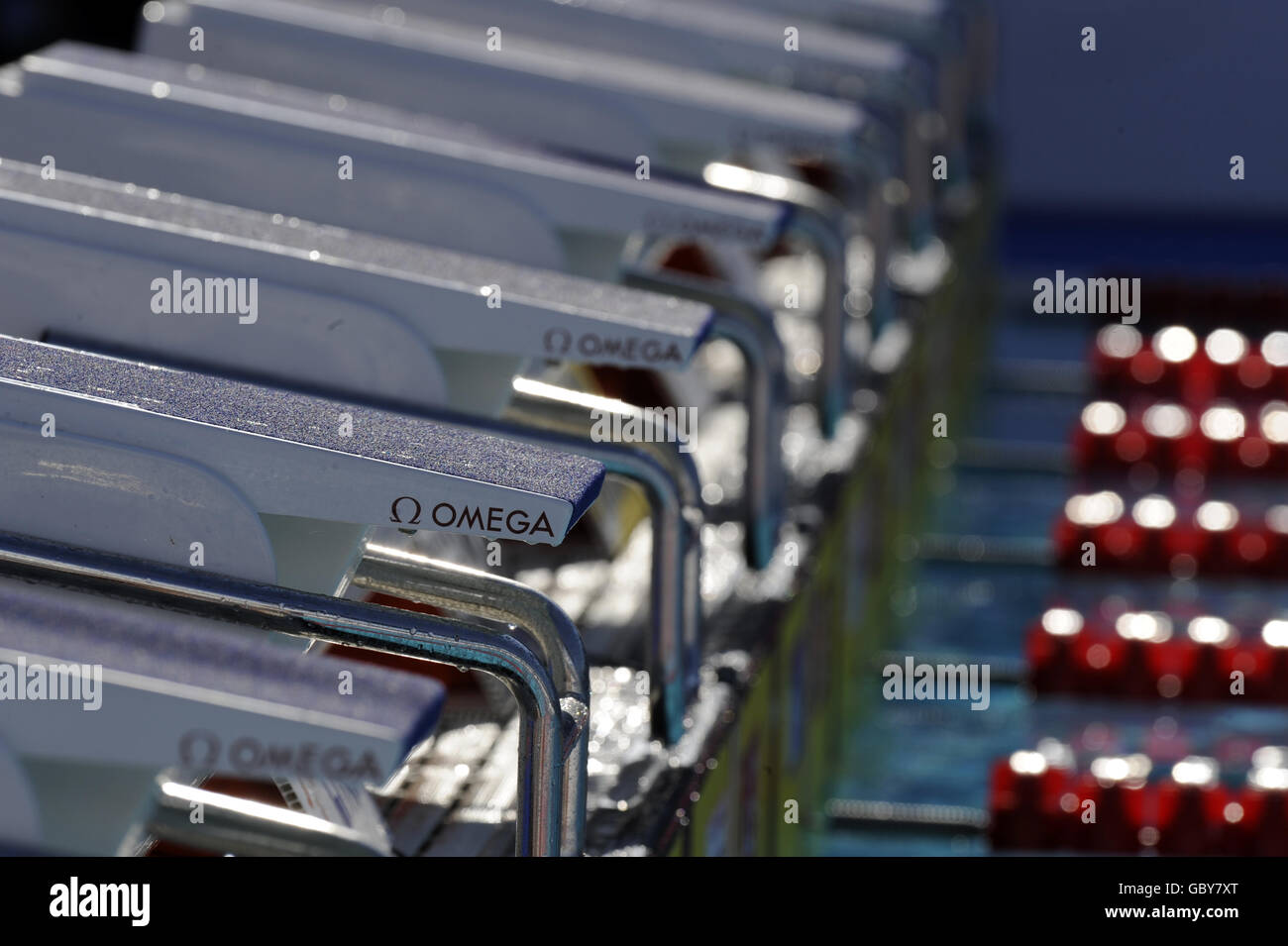 The starting blocks fina world swimming championships in rome hi-res ...