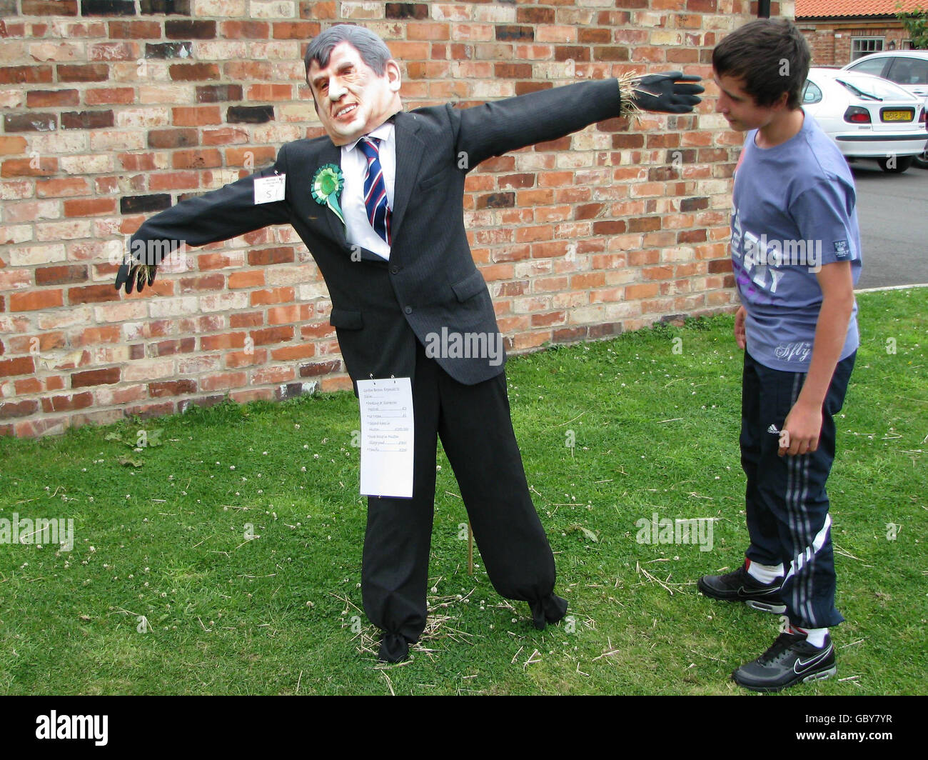 Muston Scarecrow Festival Stock Photo - Alamy