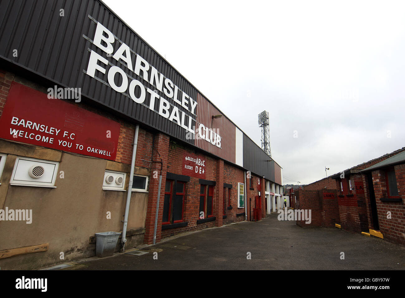General view of Oakwell, home to Barnsley Football Club Stock Photo - Alamy
