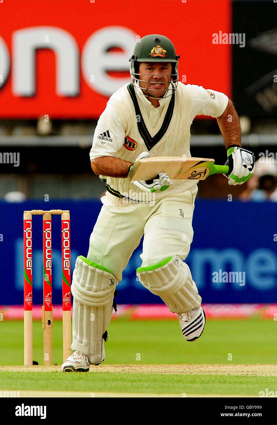 Australias ricky ponting during the third test at edgbaston hi-res ...