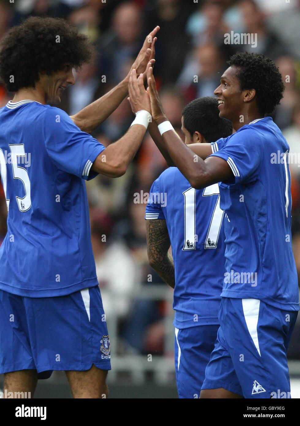 Everton celebrate pre season hi-res stock photography and images - Alamy