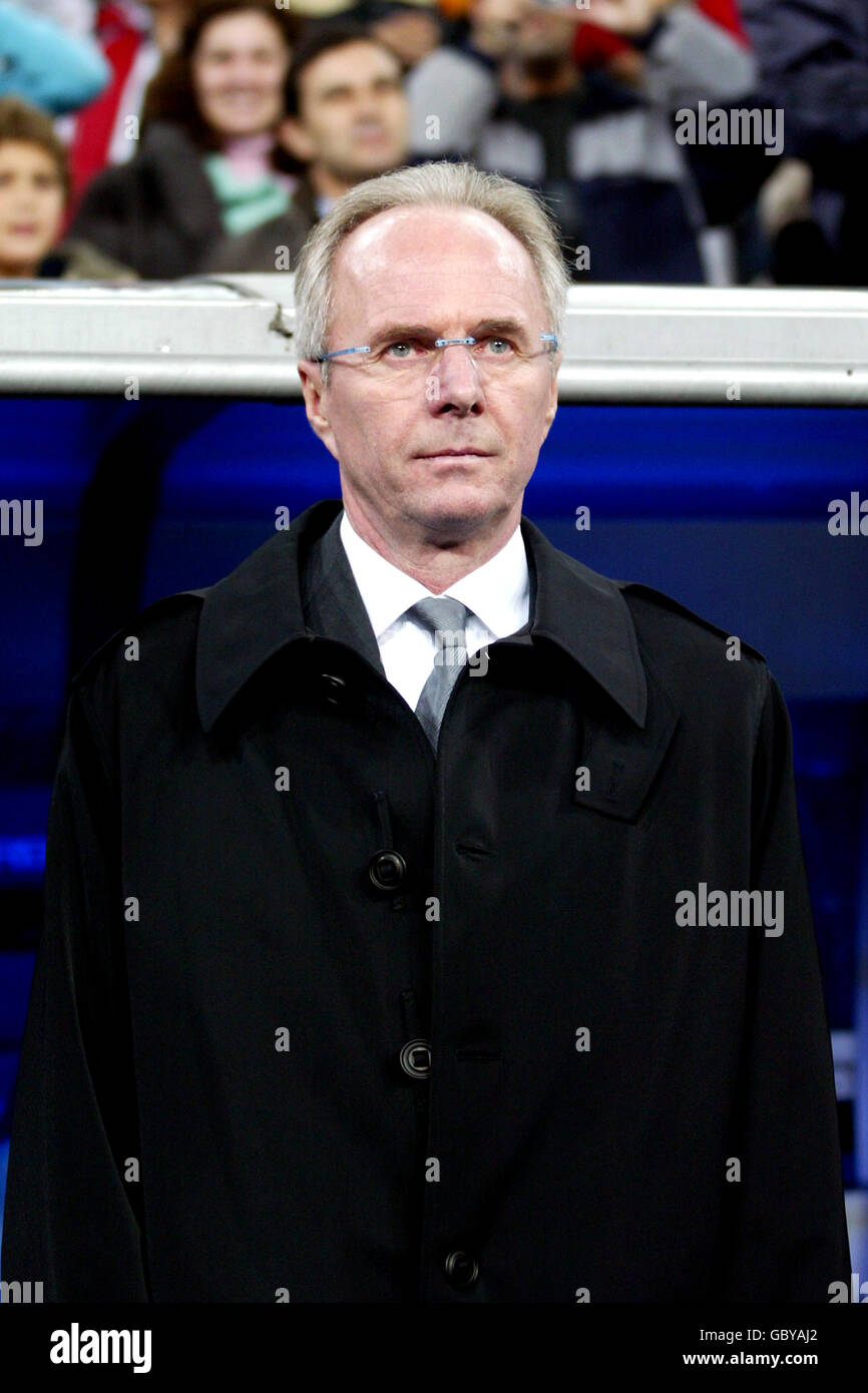 Soccer - International Friendly - Spain v England. Sven Goran Eriksson ...