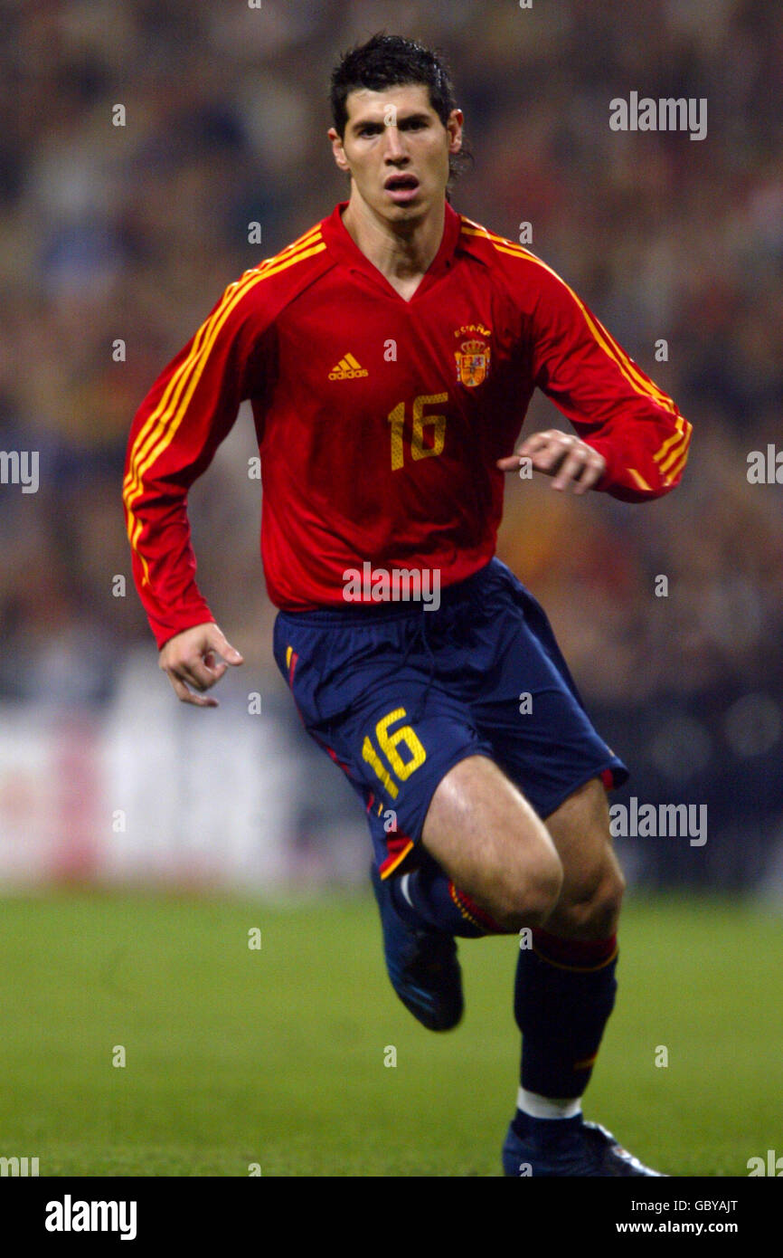 Soccer - International Friendly - Spain v England. Albert Luque, Spain ...