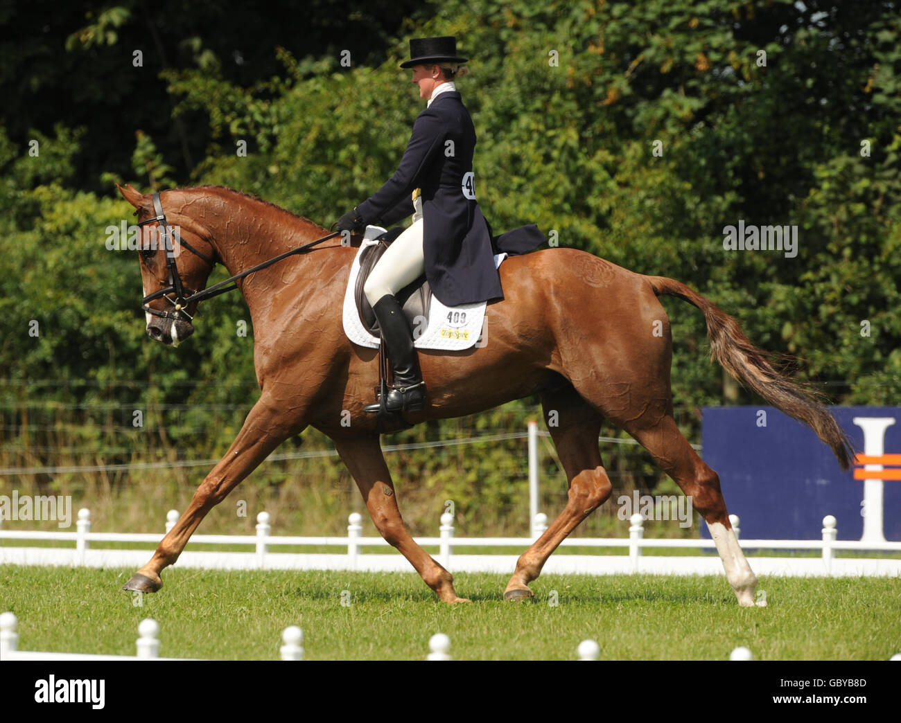 Equestrian - Festival of British Eventing - Gatcombe Park Stock Photo ...
