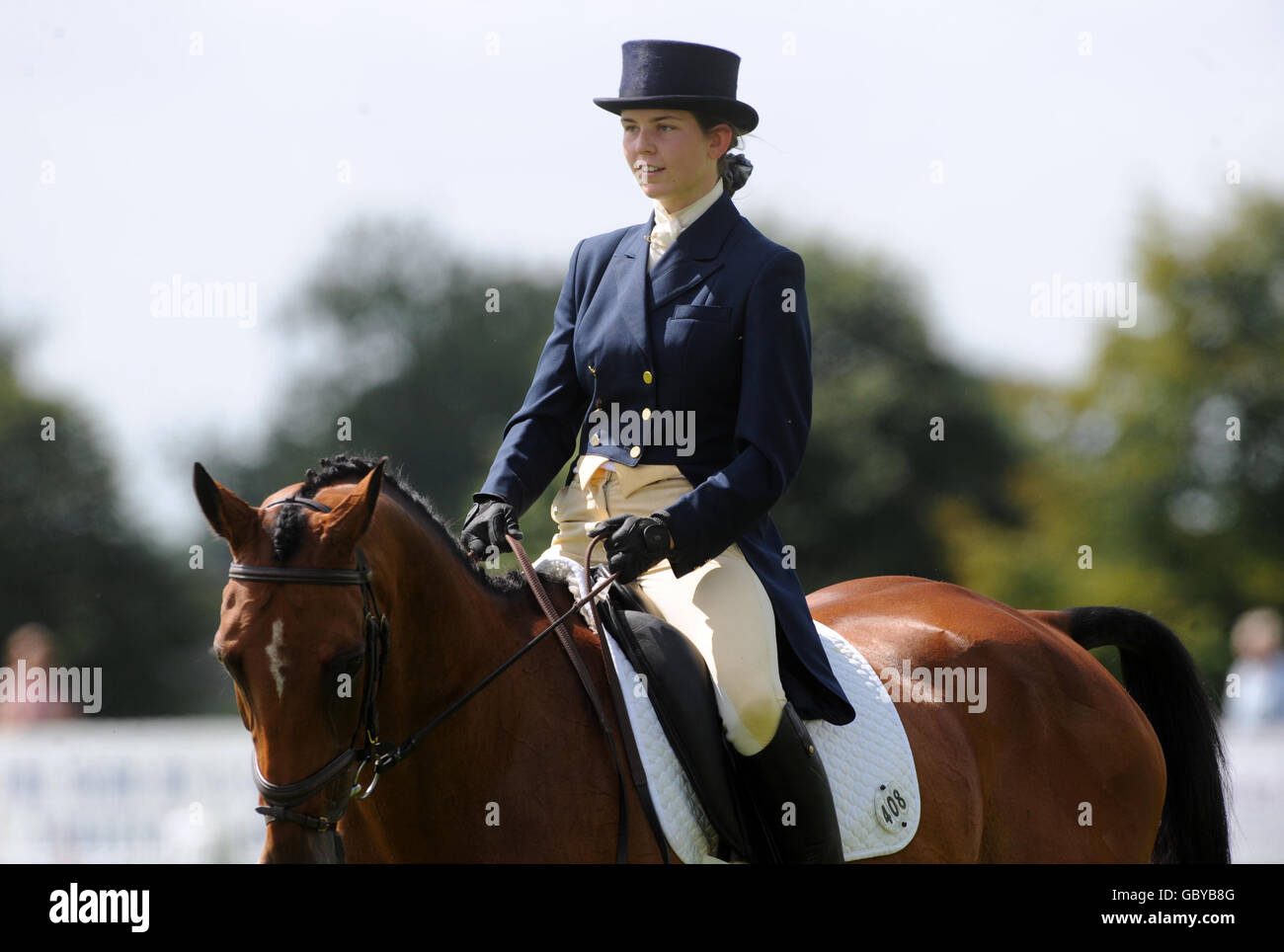 Equestrian - Festival of British Eventing - Gatcombe Park Stock Photo ...