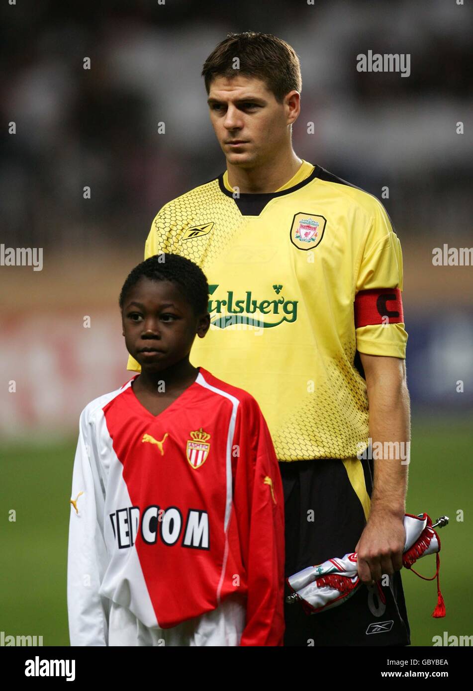 Soccer - UEFA Champions League - Group A - Monaco v Liverpool Stock ...