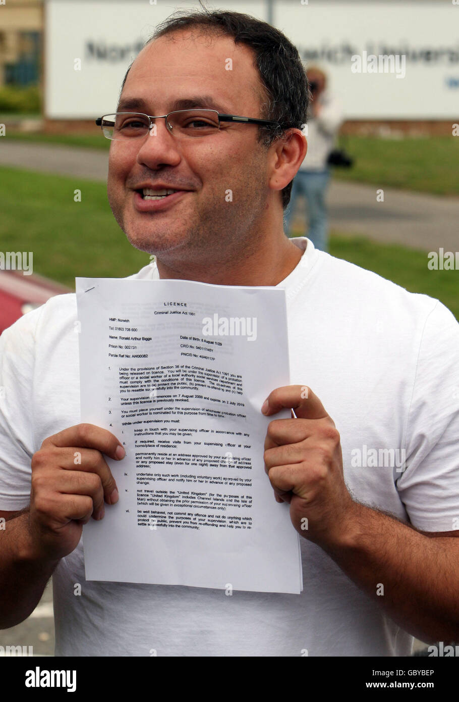 Ronnie Biggs released Stock Photo - Alamy