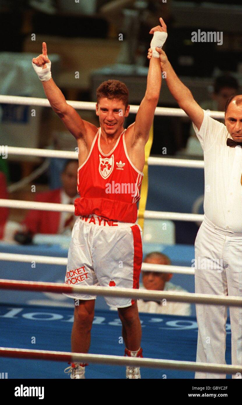 Boxing barcelona olympics wayne mccullough hi-res stock photography and ...