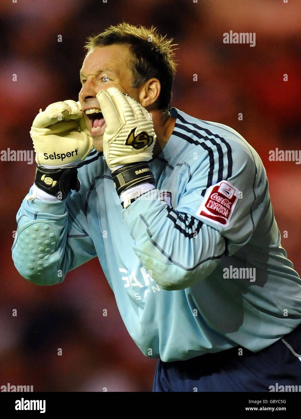 Middlesbrough goalkeeper danny coyne coca cola championship match ...