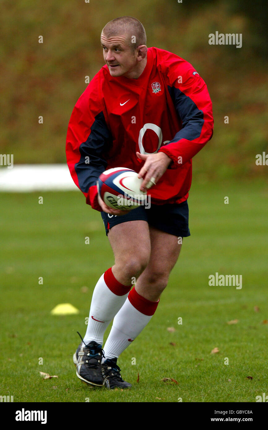 Englands graham rowntree during training hi-res stock photography and ...