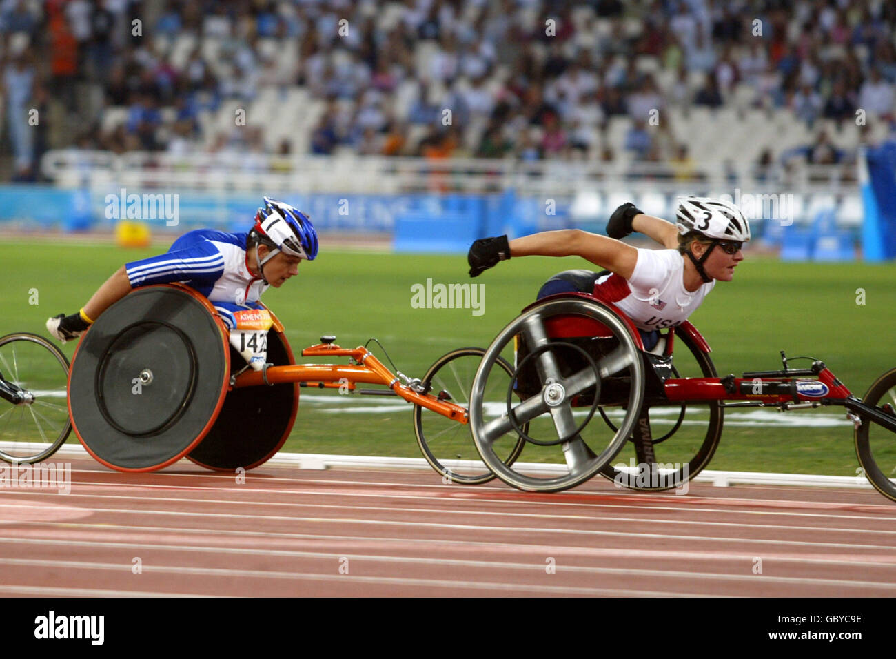 Athletics - Athens Paralympic Games 2004 - Women's T53 800m - Heats ...