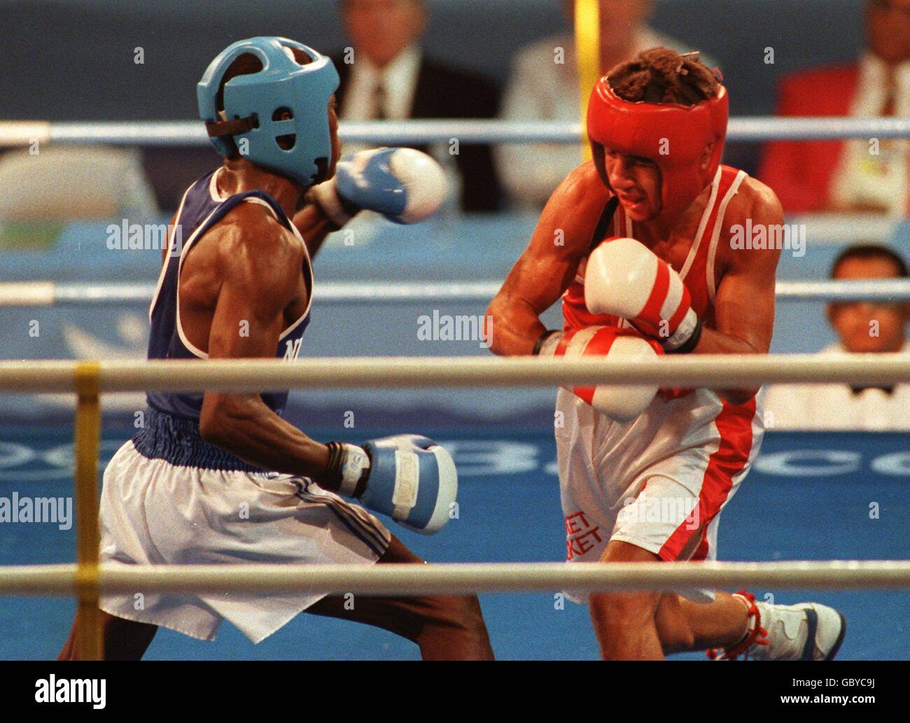 Boxing barcelona olympics wayne mccullough hi-res stock photography and ...
