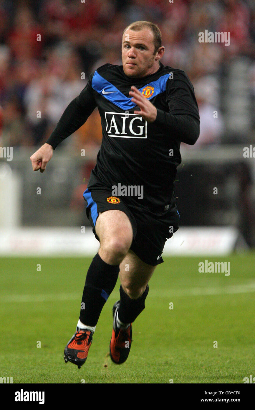 Soccer the audi cup 2009 munich manchester united allianz arena hi-res ...