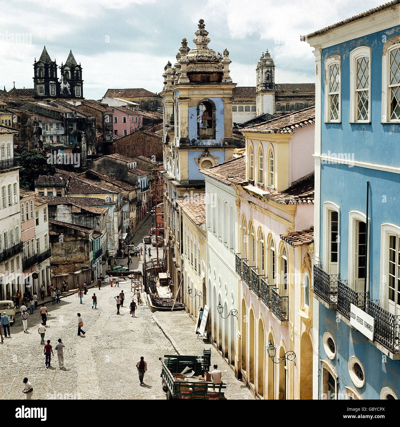 geography / travel, Brazil, Salvador, street scene, 1970s, Additional ...