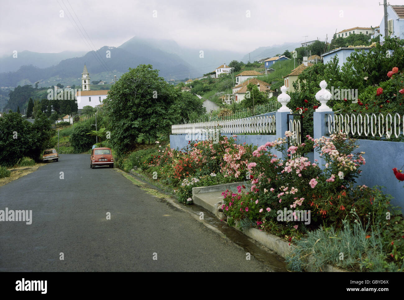 geography / travel, Portugal, Madeira, Funchal, street scene, parking ...