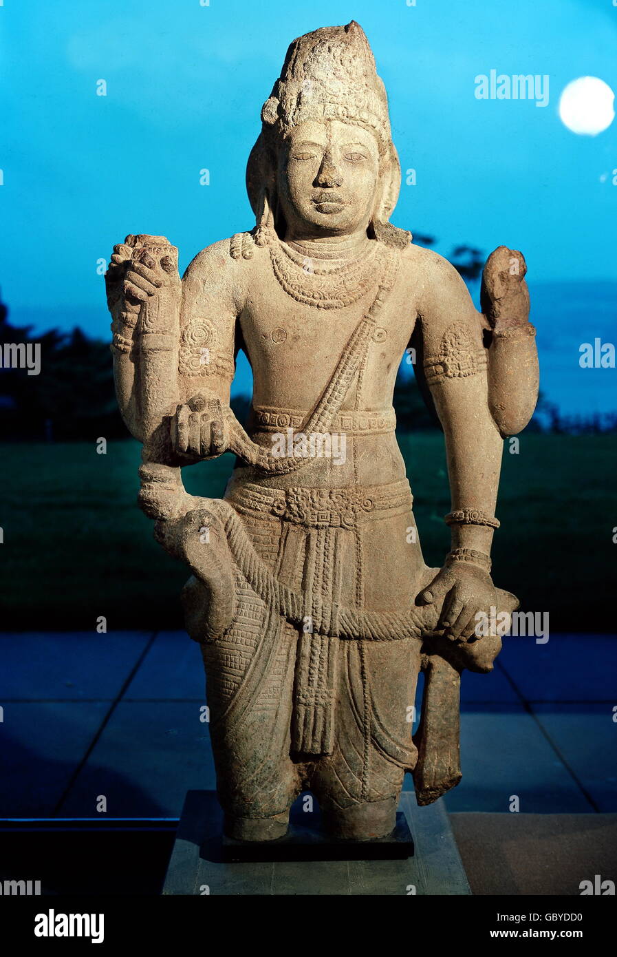 Vishnu stone sculpture hi-res stock photography and images - Alamy