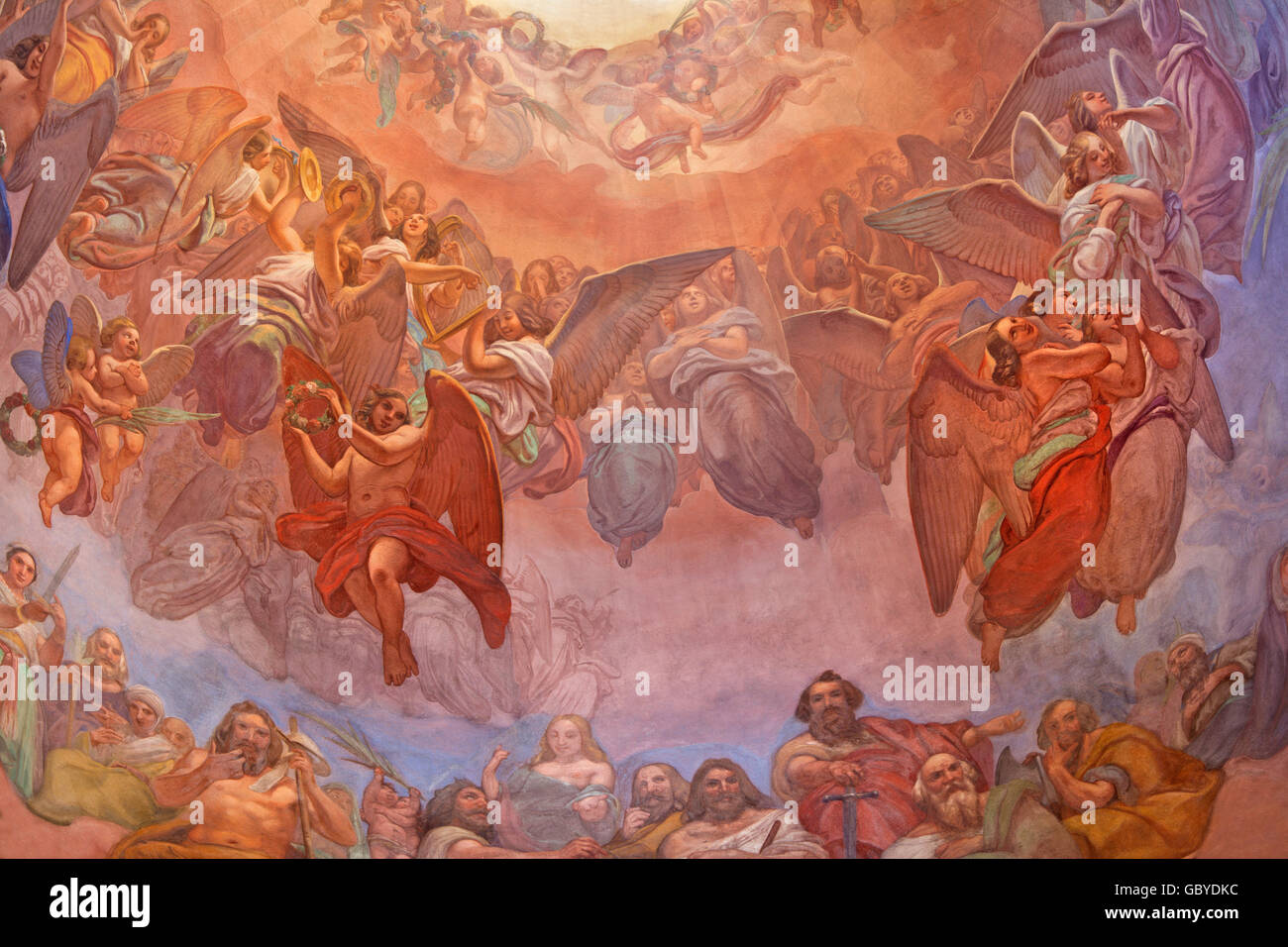 Choir of angels fresco High Resolution Stock Photography and Images - Alamy