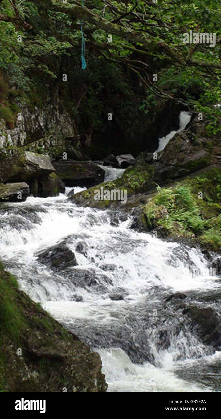 BEST QUALITY AVAILABLE A general view of the Nantcol waterfall beauty ...