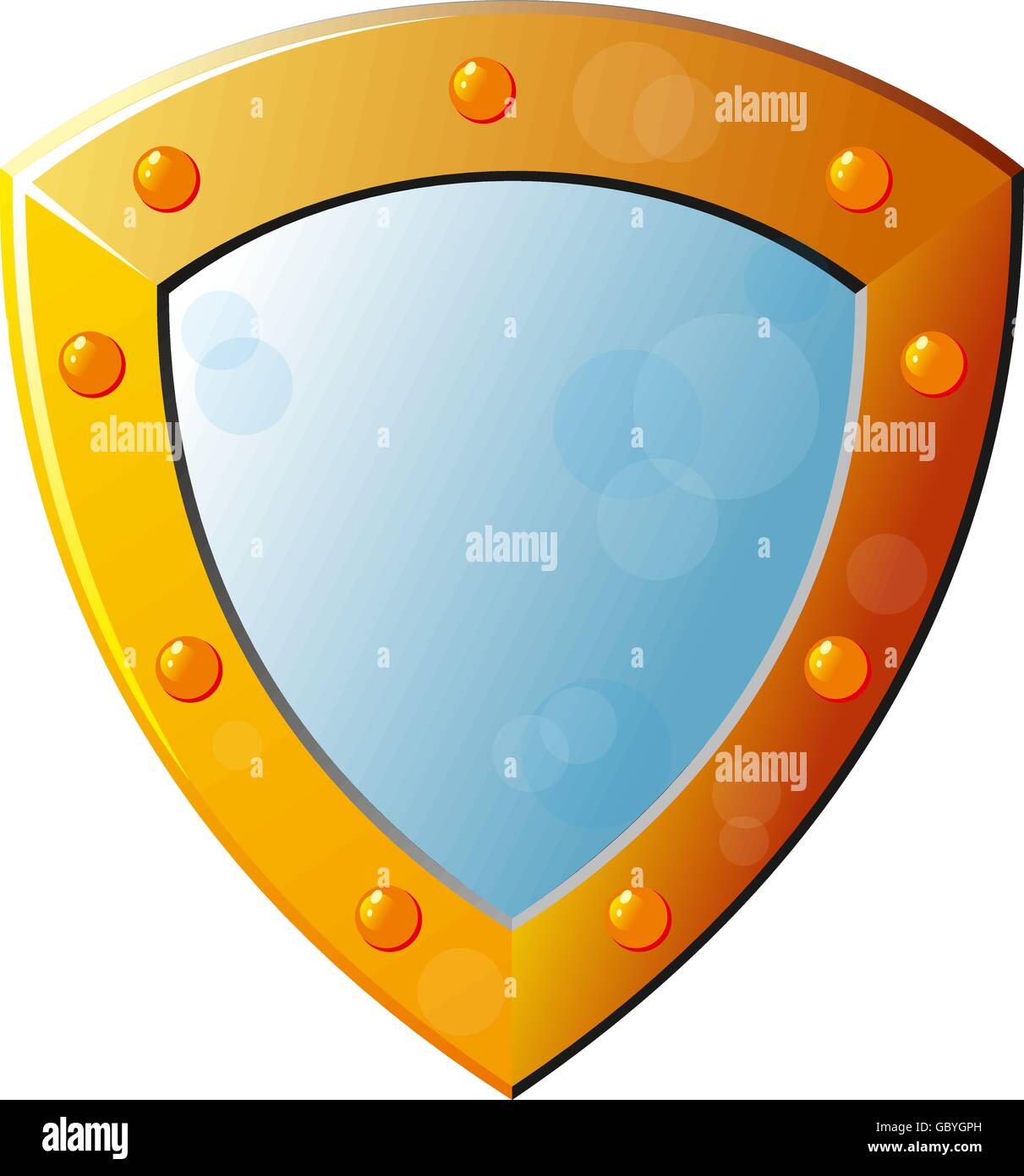 Empty shield hi-res stock photography and images - Alamy